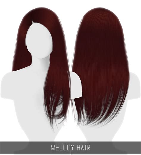 Simpliciaty Melody Hair Sims 4 Hairs