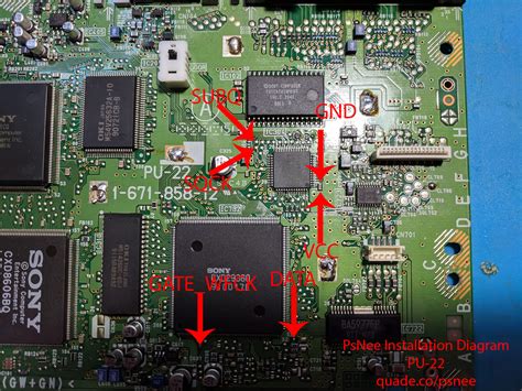 Pu 22 Psnee Modchip Installation Diagram William Quade