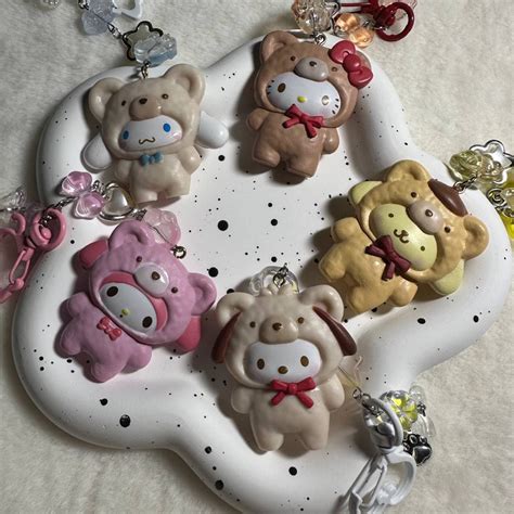 Sanrio Keychains Hobbies And Toys Stationery And Craft Handmade Craft On