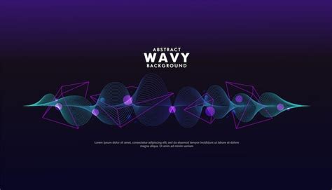Premium Vector Abstract Sound Motion Wave Gradient Line Background