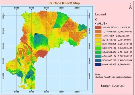 Graphical Representation Of Surface Runoff Estimation Using Rational