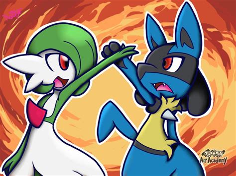Lucario And Gardevoir Love