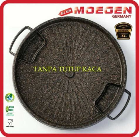 Jual MOEGEN Bulgogi Pan ALL NEW Grill Barbeque BBQ 32cm Tanpa Tutup