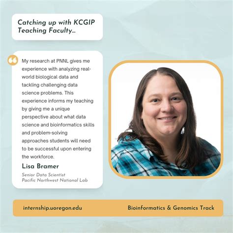 Knight Campus Graduate Internship Program On Linkedin Meet Lisa Bramer Lisa Is A Senior Data