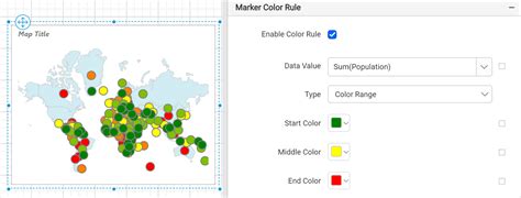 Color Range Marker Rule Bold Reports ASP NET Core