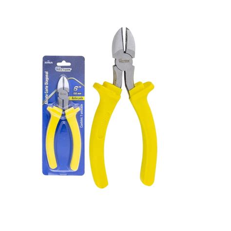 Alicate De Corte Diagonal 6 Polegadas Western Shopee Brasil