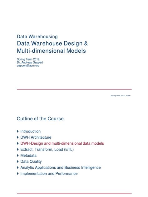 datawarehouse design 3 pdf data warehouse databases