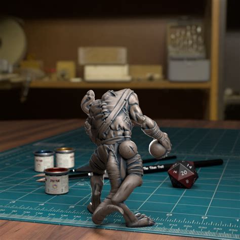 3D Printable Rat Alchemist Pre Supported By TytanTroll Miniatures