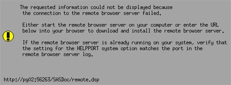 Solved Remote Browsing Sas Support Communities