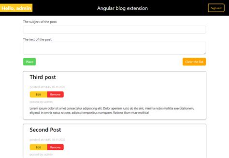 Github Serhiichorpitaangular Blog Extension Improved Version Of