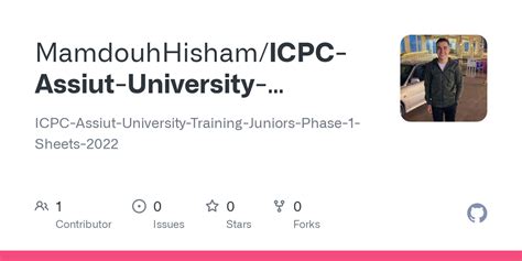 Github Mamdouhhisham Icpc Assiut University Training Juniors Phase