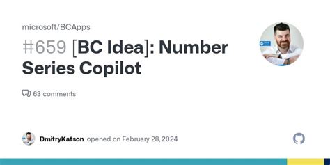 dmitry katson on linkedin [bc idea] number series copilot · issue