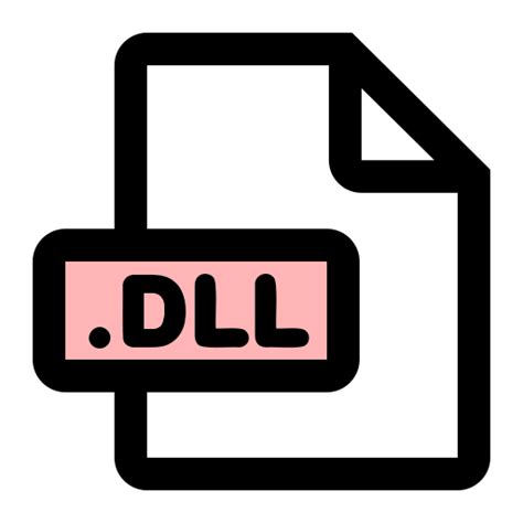 Dll File Format Generic Color Lineal Color Icon