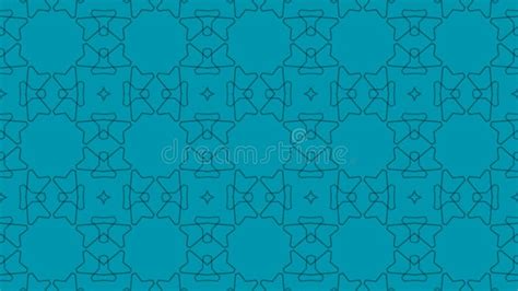 Pattern With A Green Background Forming A Pattern Of Various Beautiful Black Motifs Abstract