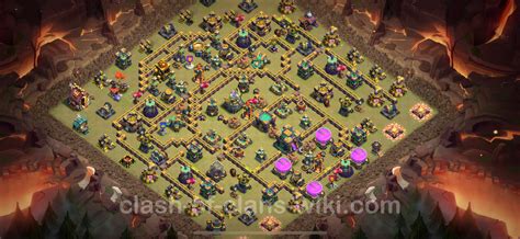 Best Anti 3 Stars War Base Th14 With Link Anti Everything 2025 Town