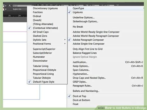 How To Add Bullets In Indesign 10 Steps With Pictures Wikihow Tech