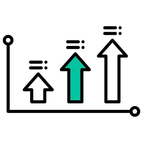 Growing Graph Icon For Computer Web And Mobile App 13267995 Vector Art At Vecteezy