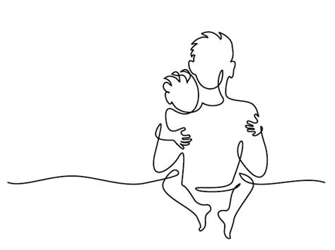 Premium Vector Happy Fathers Day Holiday Card Dad And Son Hug Everyone