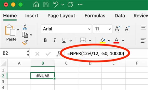 Nper Excel Calculate Loan And Investment Time Periods Datacamp