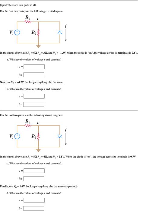 Solved [4pts] There are four parts in all. For the first two | Chegg.com