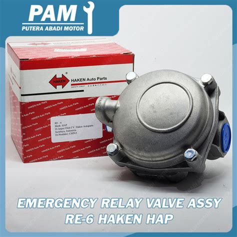 Jual Emergency Relay Valve Gandengan Re6 Trailer Merk Haken Kota