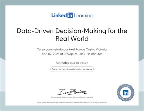 Axel Ramos Castro Victoria On Linkedin Certificate Of Completion