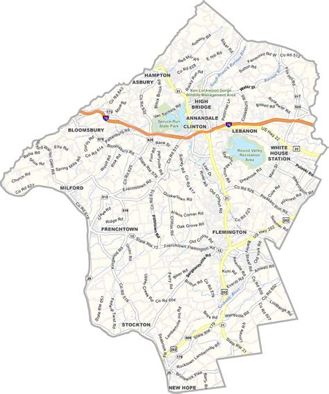 Passaic County Map New Jersey Us County Maps