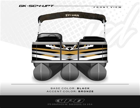 Pontoon Boat Wrap Kit All Makes Models And Years Sc4 Design Ipd