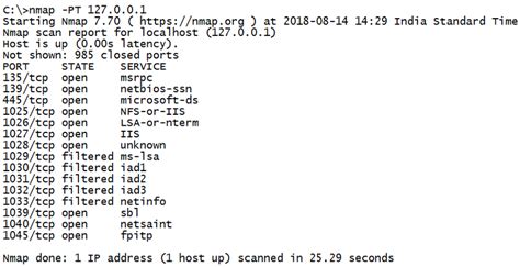 Tcp Ping Sweeping With The Localhost Download Scientific Diagram