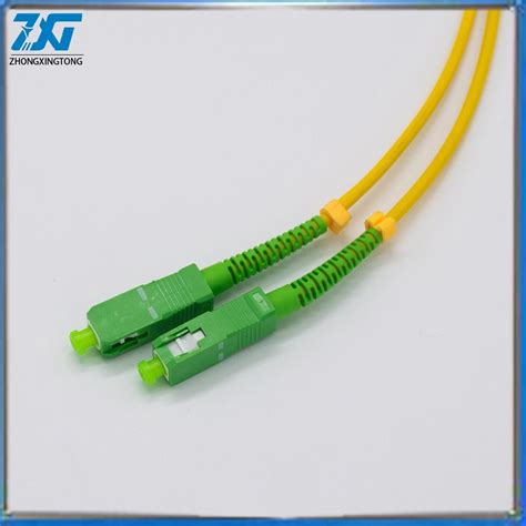 Sc APC To Sc APC Single Mode Single Fiber Patch Cord Mm Fiber Patch Cord And Patch Cord