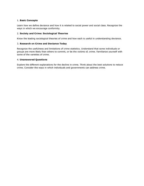 Sociology 101 Ch7 Learning Objectives 1 Basic Concepts Learn How We
