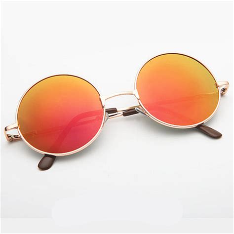 Unisex Opium Retro Round Teashades Circle Sunglasses Astroshadez