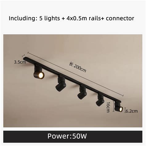 Led éclairage Sur Rail Pour Magasin Foco Projecteur Lumeers