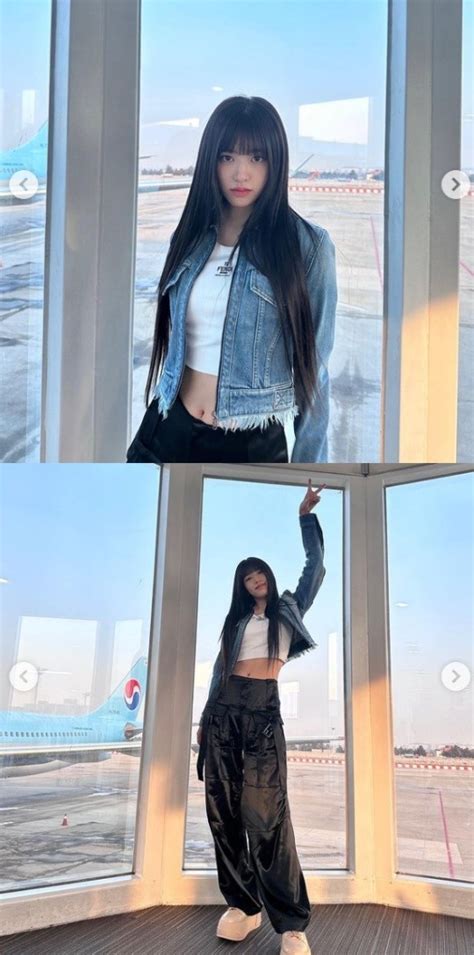 아이브 안유진 크롭티 입고 탄탄한 몸매넘사벽 비율 헤럴드 Pop