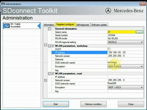 MB Star SD C WIFI Connection Guide