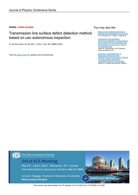 Pdf Transmission Line Surface Defect Detection Method Based On Uav