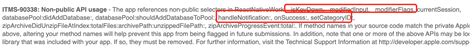 app store itms 90338 non public api usage《 iskeydown modifiedinput