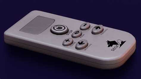 Artstation Remote Control 3d Model Game Assets
