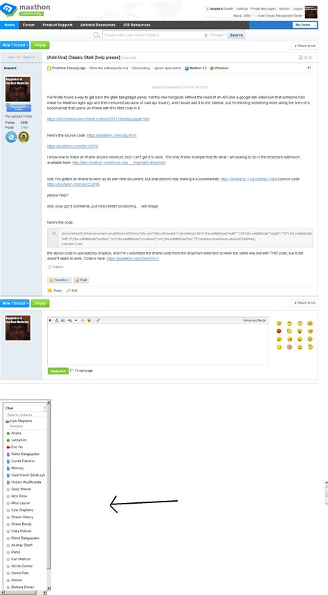 How Do I Position An Iframe Via Javascript Code As A Bookmarklet