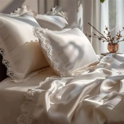 4pcs Set Tencel Summer French Silky Princess Four Piece Bedding Naked