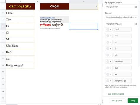 C Ch S D Ng Google Apps Script T O Danh S Ch Th Xu Ng A L A Ch N
