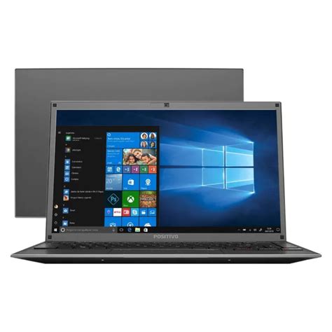 Notebook Positivo Motion Plus Q b Intel Atom X Z GB SSD GB Rede Unilar HS Móveis