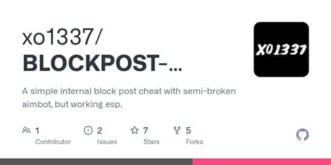 GitHub Xo1337 BLOCKPOST Cheat A Simple Internal Block Post Cheat With Semi Broken Aimbot But