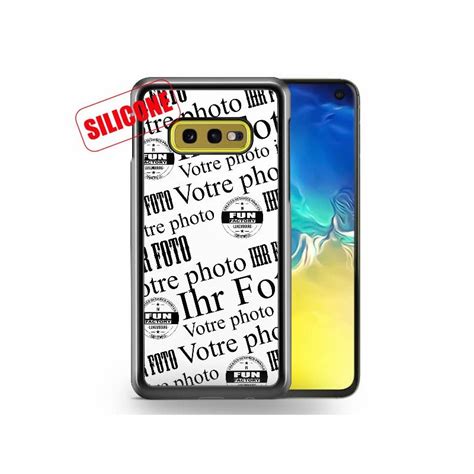 Coque Souple En Silicone Samsung Galaxy S Edge Personnalisable Avec Photo