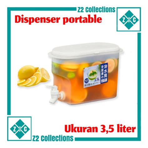 Jual Dispenser Portable Tempat Air Dingin 35 Liter Termos Es Plastik