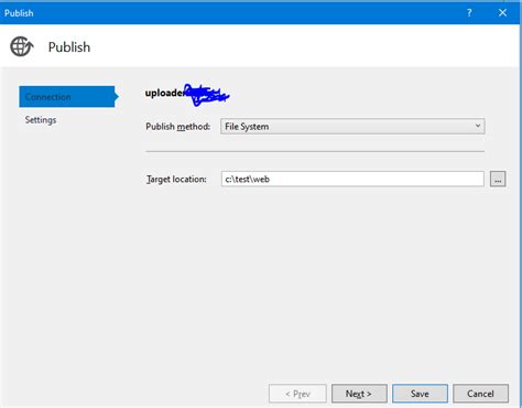 How Do I Tell The Asp Net Publish Wizard To Use A Proper For