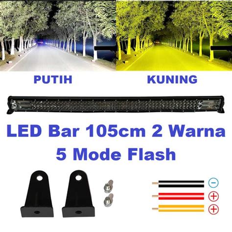 Promo Lampu Tembak Sorot Led Bar Warna Flash Mobil Cm Cm Meter Ledbar X