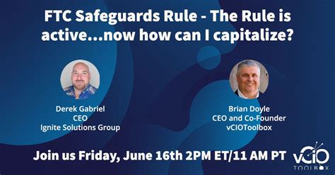 Vciotoolbox On Linkedin Informationsecurity Security Ftc Ftcsafeguardrule