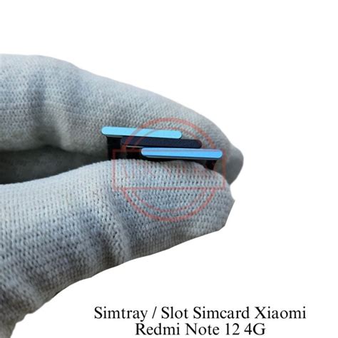Jual SIMTRAY SIMLOCK SLOT SIM XIAOMI REDMI NOTE 12 4G TEMPAT KARTU SIMCARD Shopee Indonesia