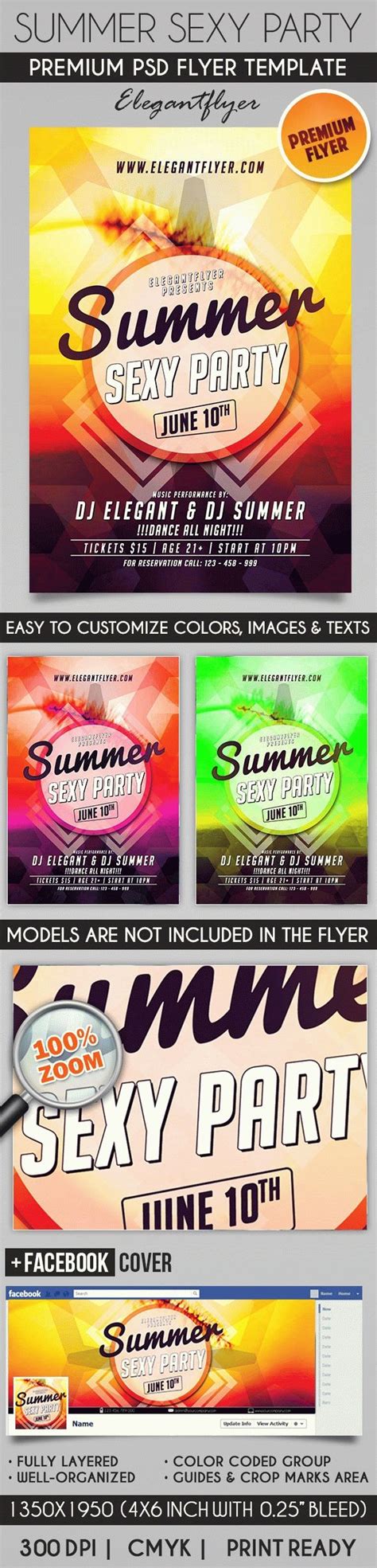 Summer Sexy Party Flyer Psd Template 10018121 By Elegantflyer
